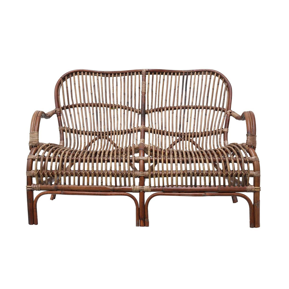 Seville Rattan Two Seater Antique - FUR524ANT