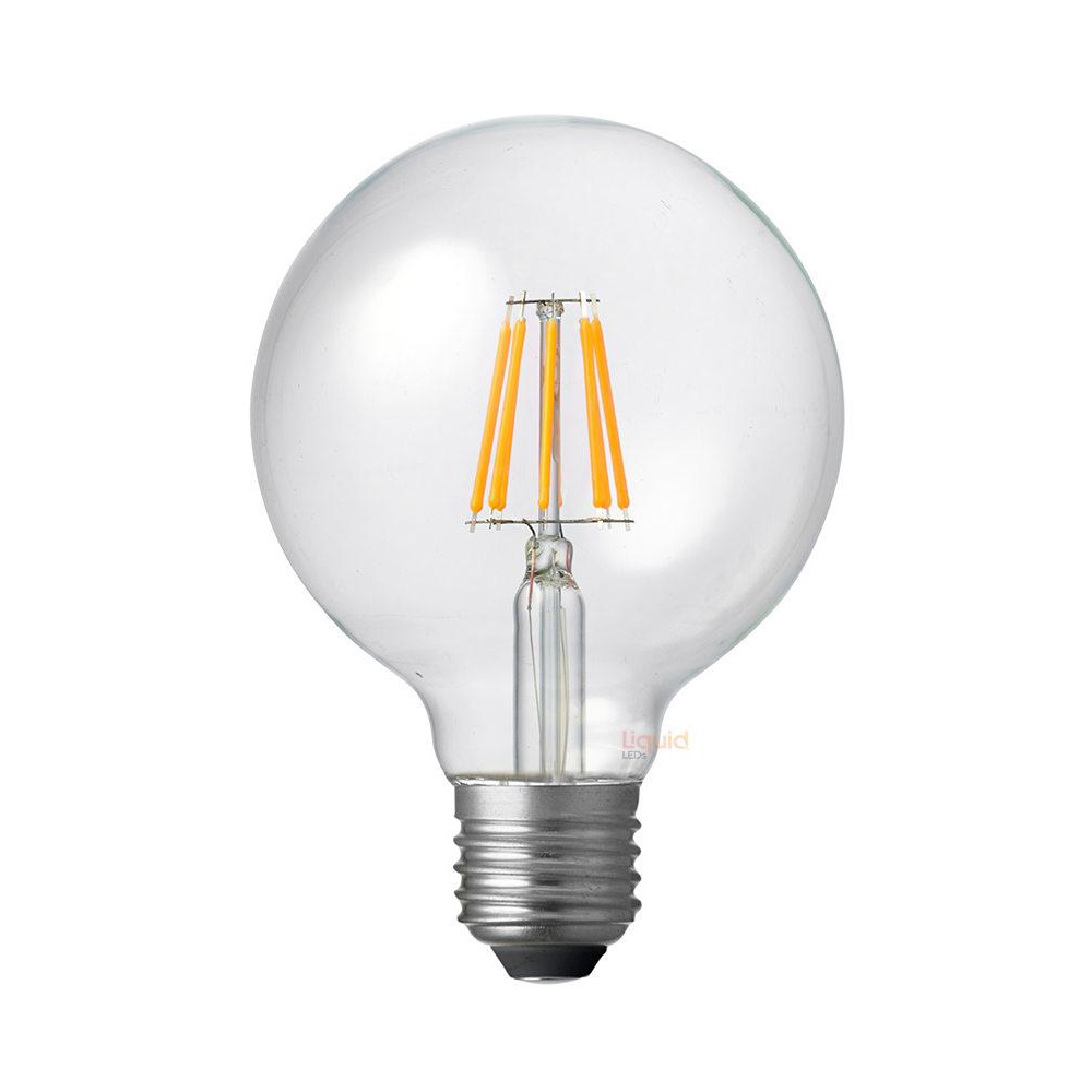 Filament Clear G95 12V~24V DC LED 6W E27 Dimmable / Warm White - F627