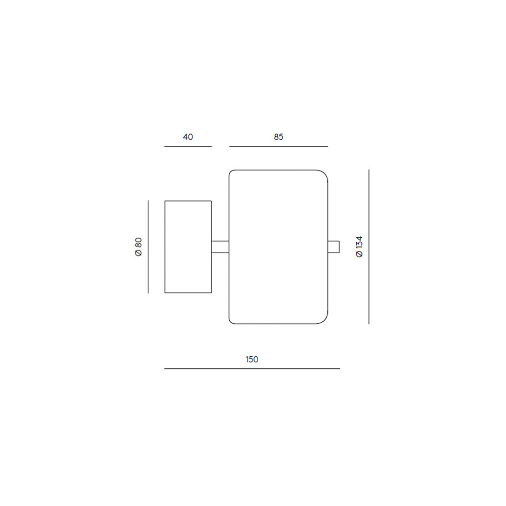 Aora 7W LED Wall Light Chrome Base - ARO.A1129/CHR