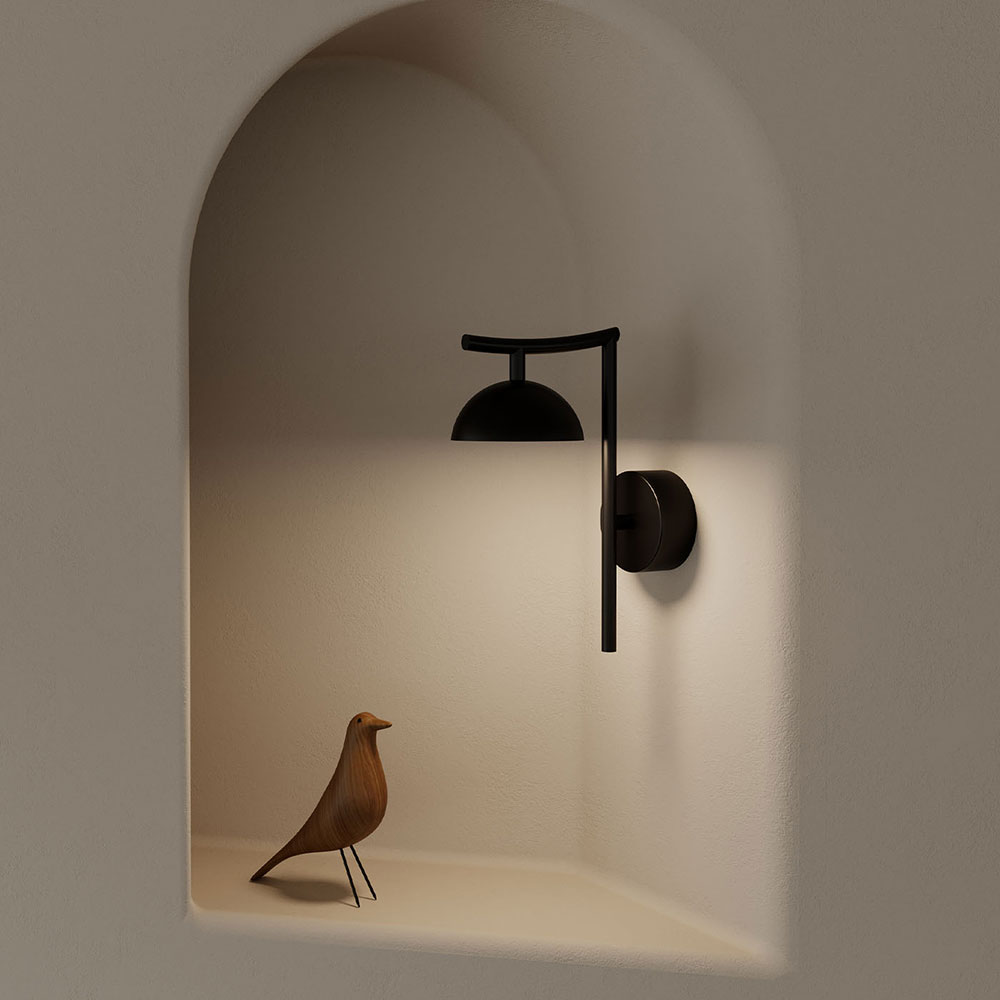 Tana LED Wall Light Matt Black - ARO.A1309/NEG