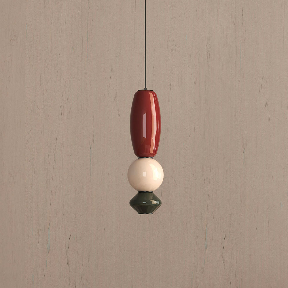 Papi LED Pendant Dark Auburn