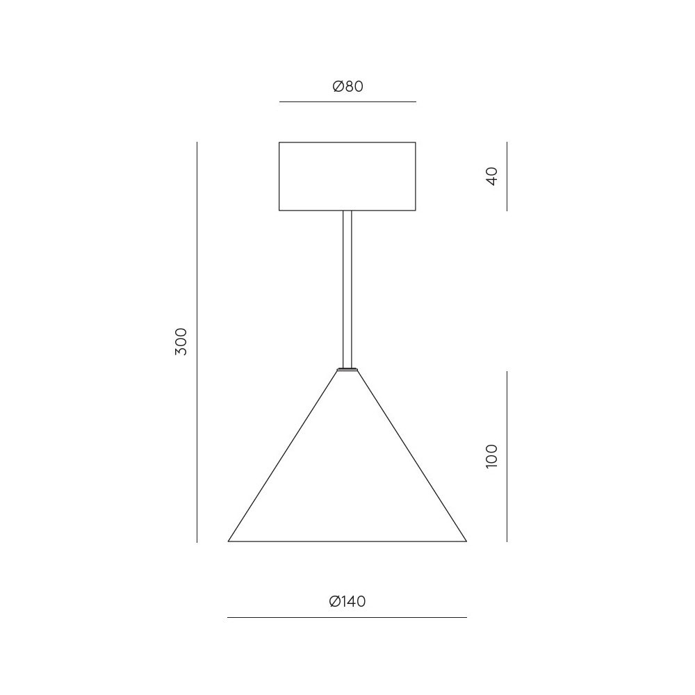 Iconic LED Pendant Matt Black - ARO.C1300/NEG | LED Pendant Light ...