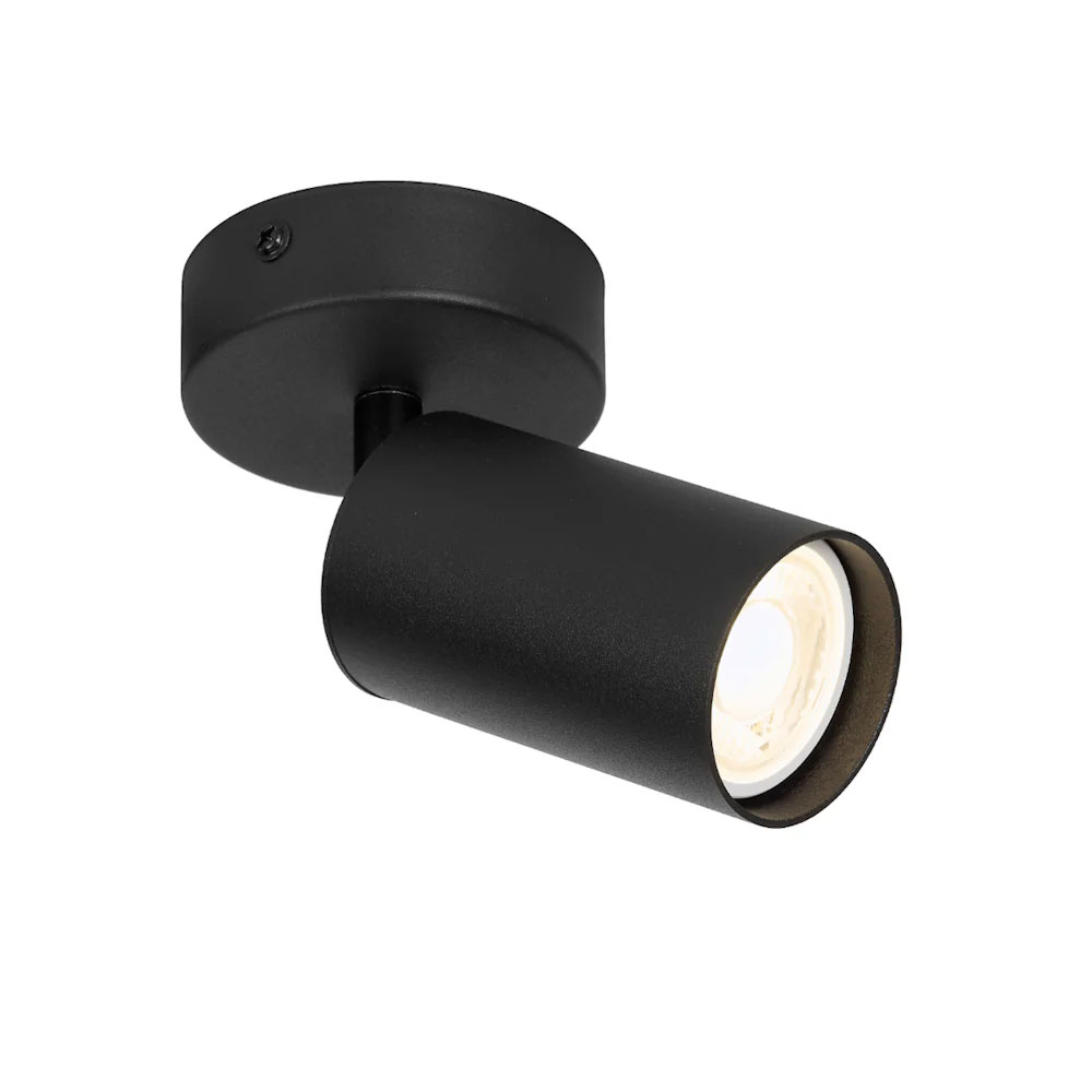 Picard 1 Light LED Spotlight Black / Tri-Colour - PICARD SP1-BK