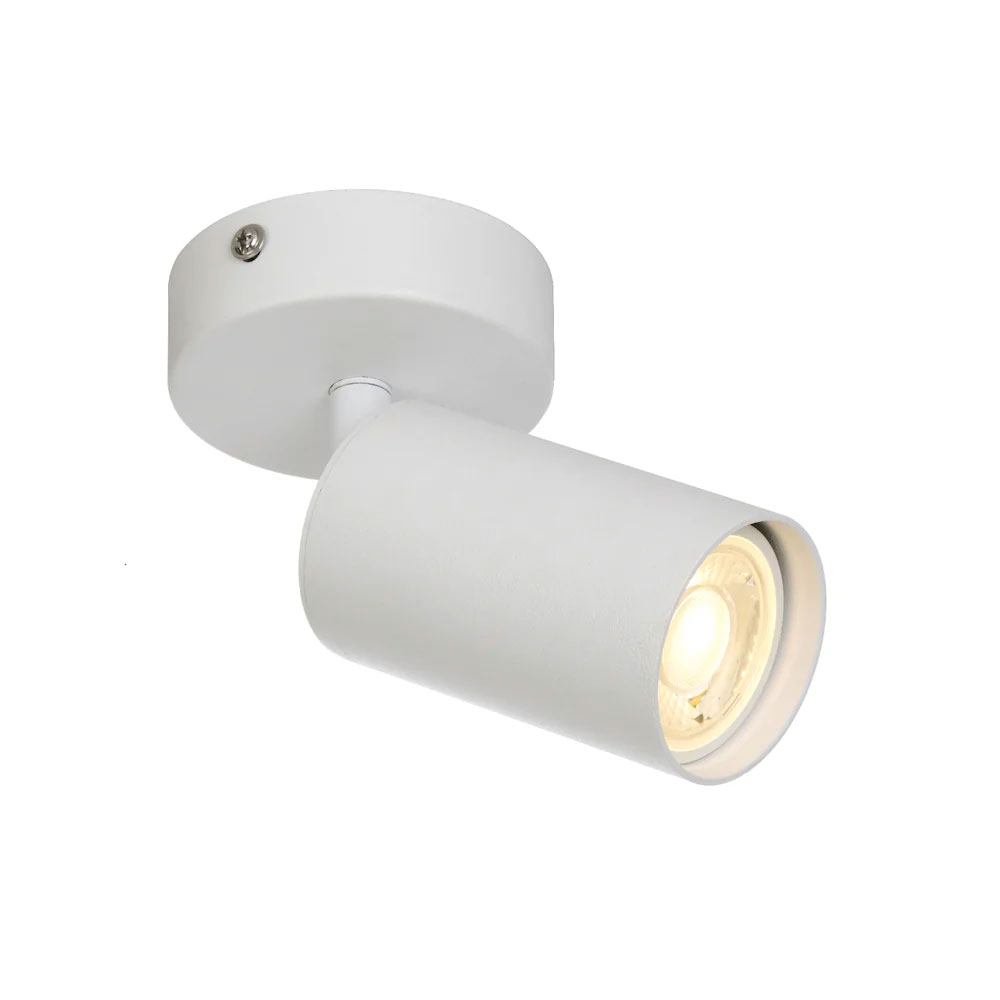 Picard 1 Light LED Spotlight White / Tri-Colour - PICARD SP1-WH