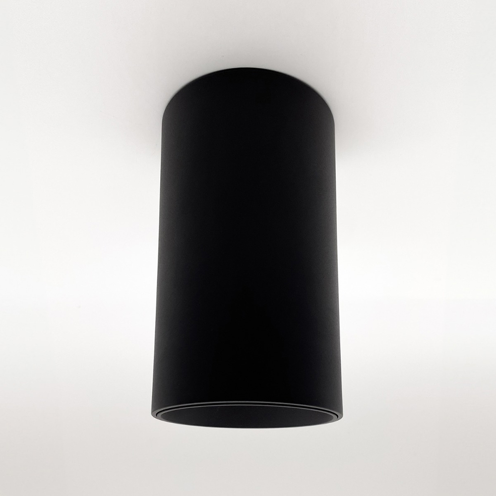 Tube 18 12W LED Dimmable Surface Mounted Downlight Black / Tri-Colour