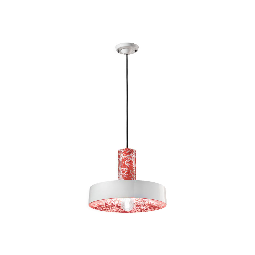 Pi Large Pendant Ming Red - FER.C2502-MIR