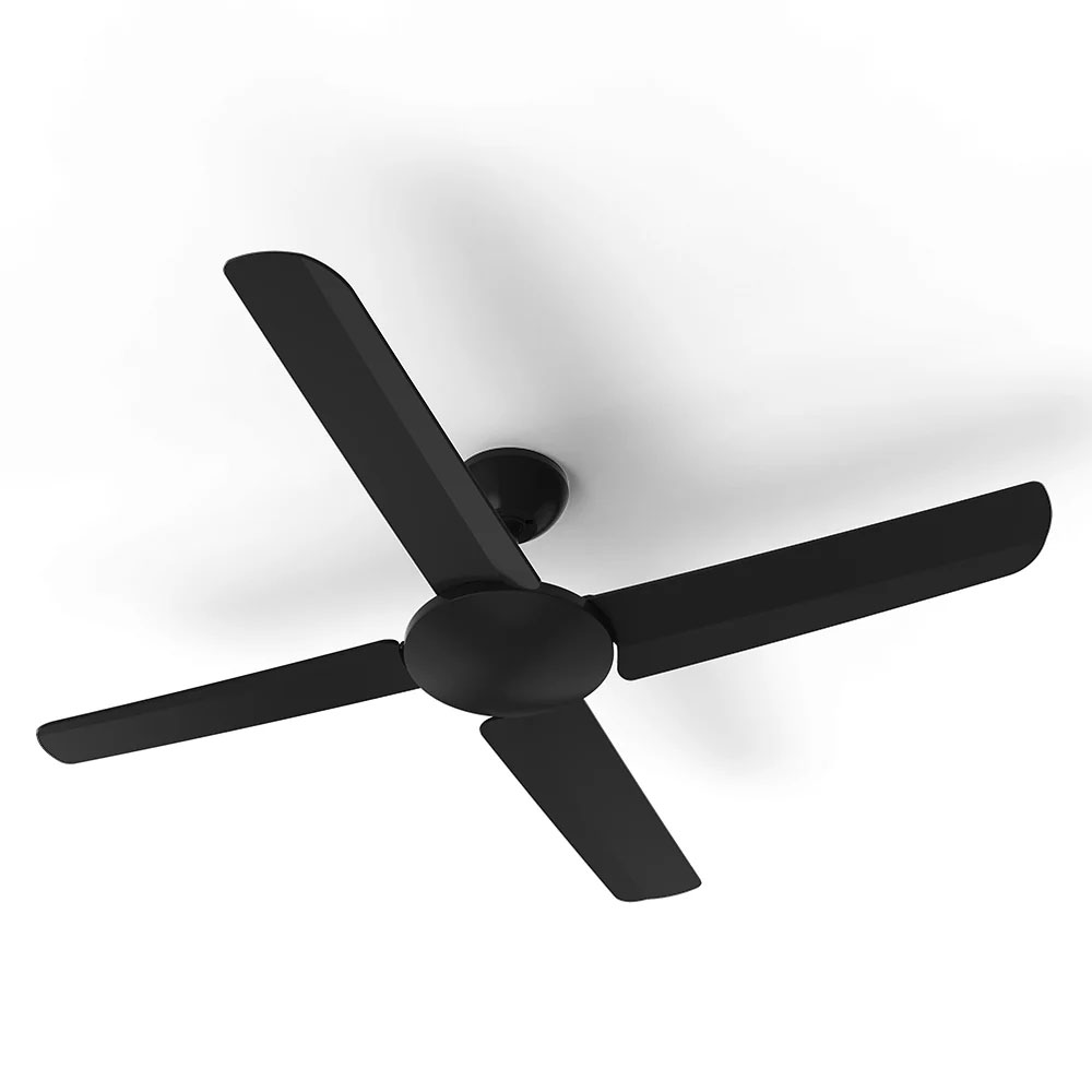 Ibiza 52" DC IP66 4 Blade Ceiling Fan Black - SPLASH/52/BK