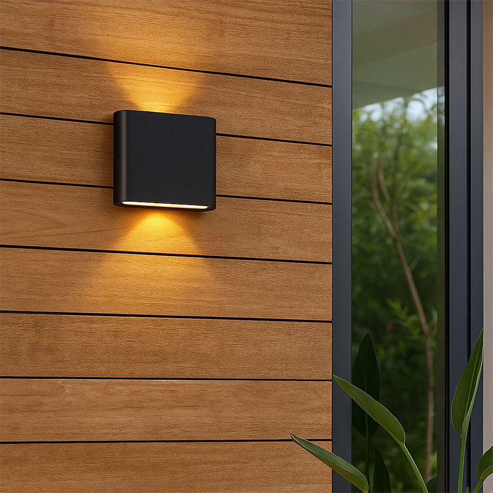 Elaro CCT LED Outdoor Wall Light Small Black - LLOL032BK