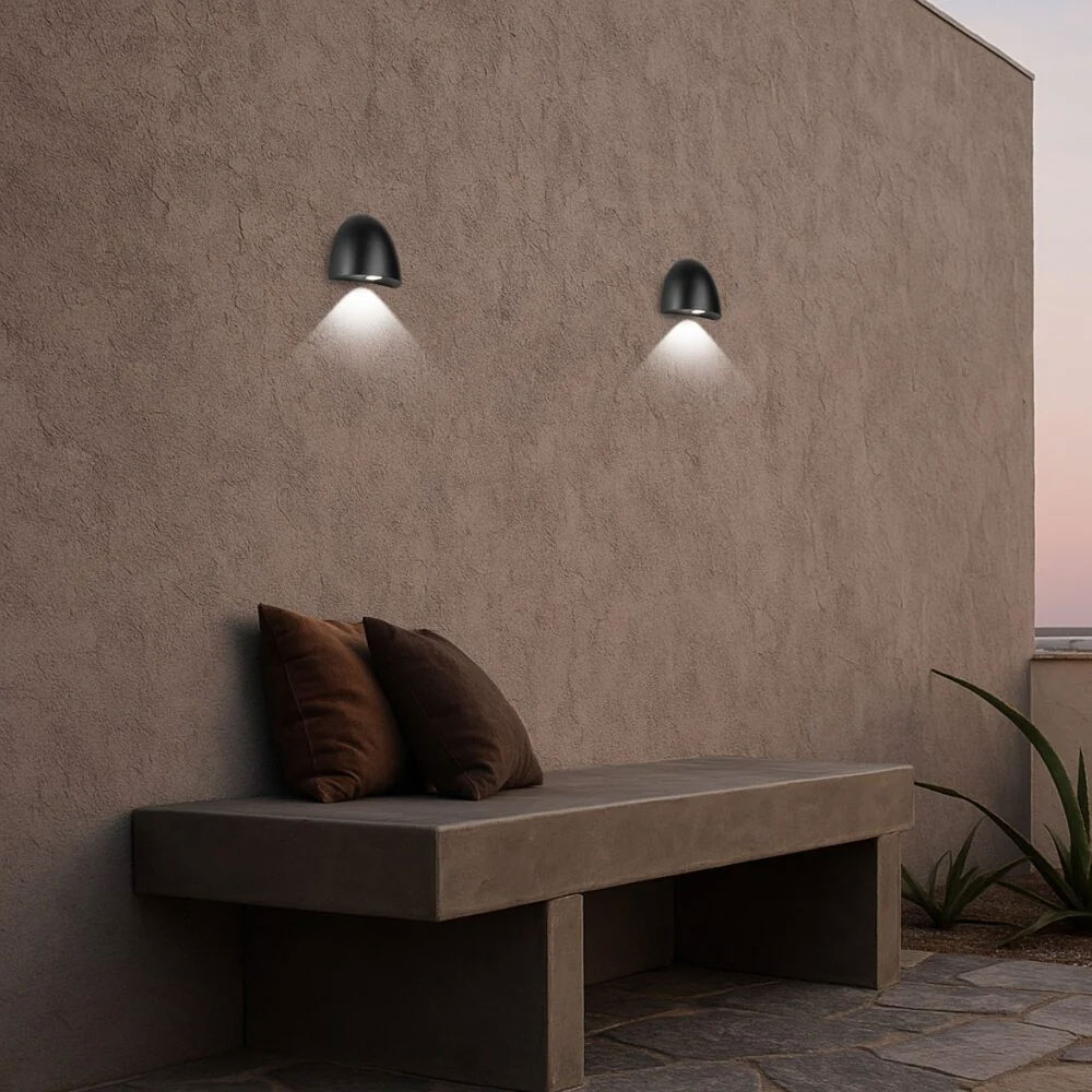 Jora Exterior Step Wall Light Black - JORA EX3-BK324