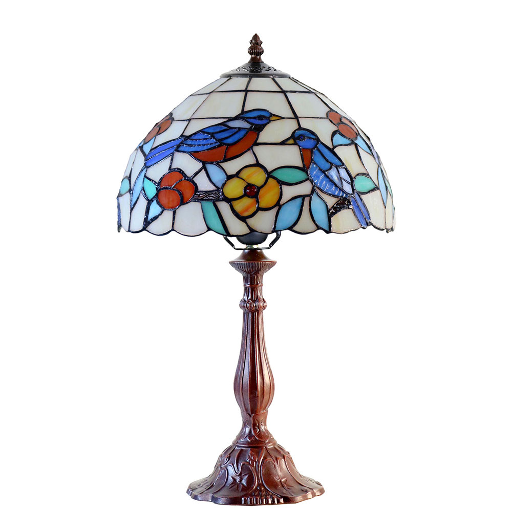 Tori Bluebird Tiffany Table Lamp - TL-122346-305M