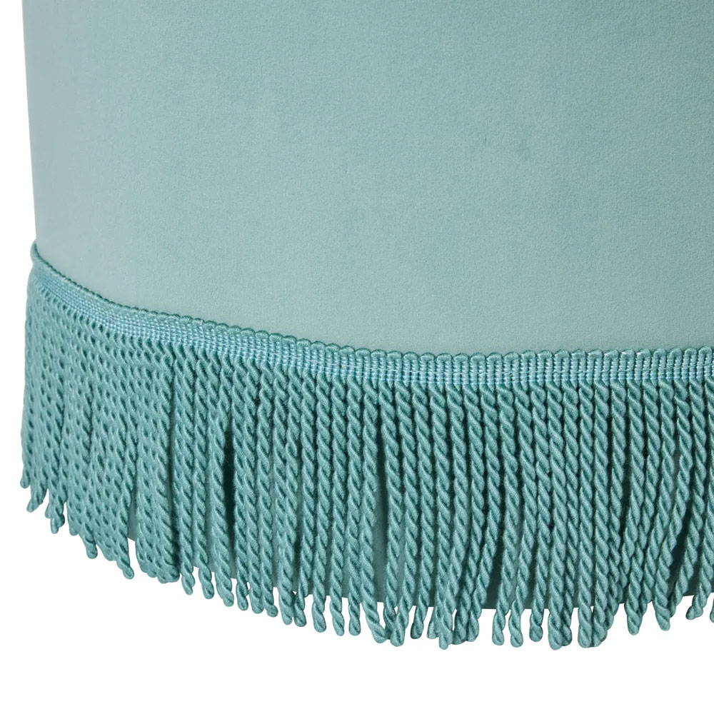 Nemi Stool Duck Egg Blue Velvet - 33454