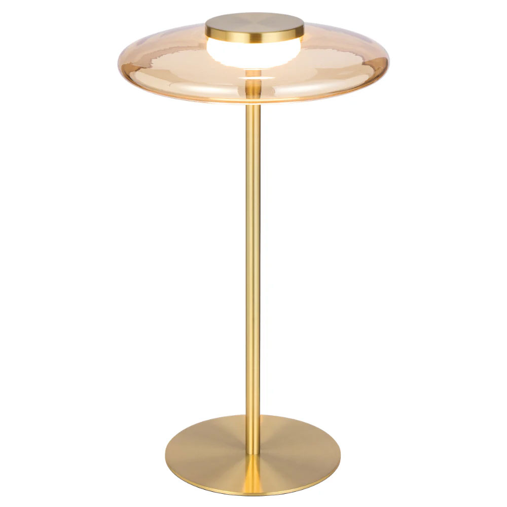 Amity Table Lamp Amber - AMITY TL25-BRSAM