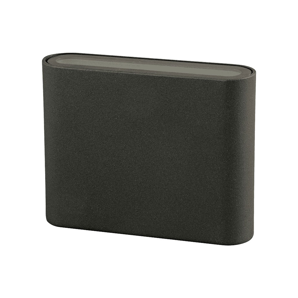 Lynx Small 240V 6W Up & Down Wall Light Black / Tri-Colour - 10553