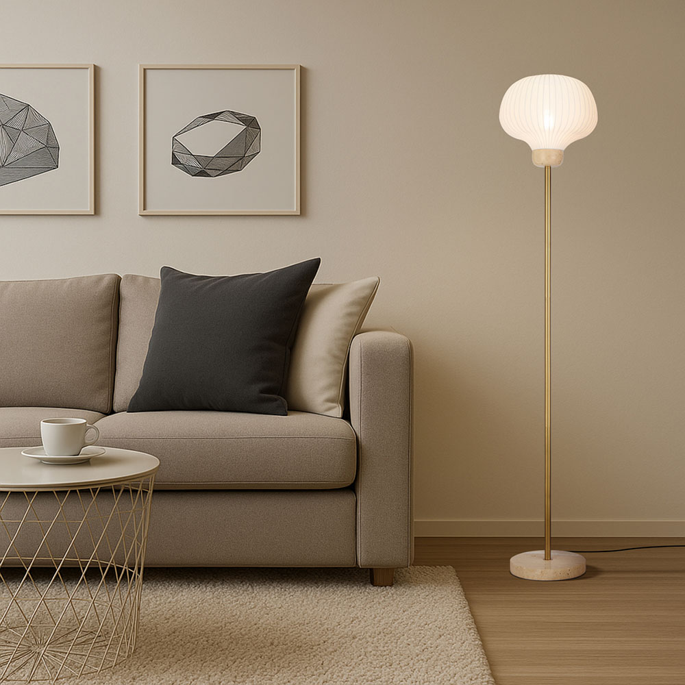 Vybor Floor Lamp Beige - VYBOR FL-BEIV