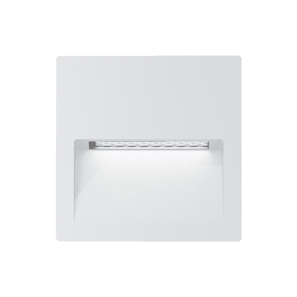 ZAC-PRO-5-240V-SQR 5W LED Recessed Step Light White / Tri-Colour - 10313 | Outdoor LED Step ...
