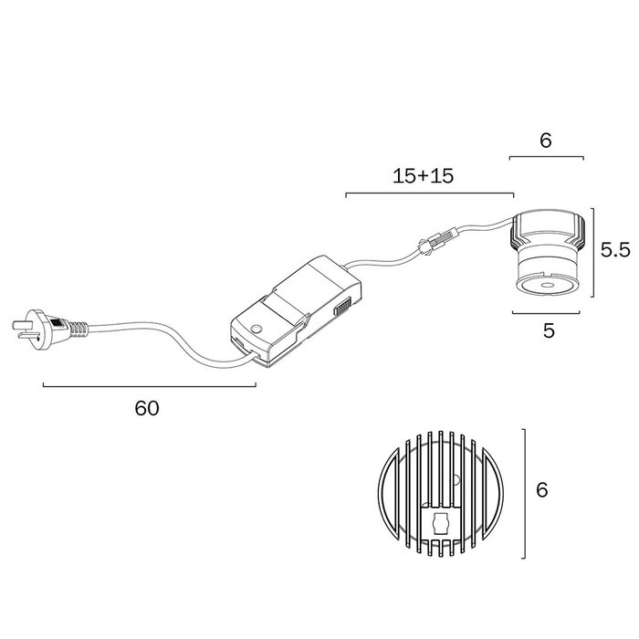 Dual Power 6W/10W Dimmable Module 16 G3 With Twist On System Tri-Colou